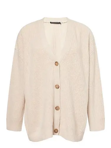 Jenni Kayne Cocoon V-neck Cashmere Cardigan - Oatmeal
