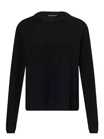 Jenni Kayne Fisherman Raglan-sleeves Cashmere Jumper - Black