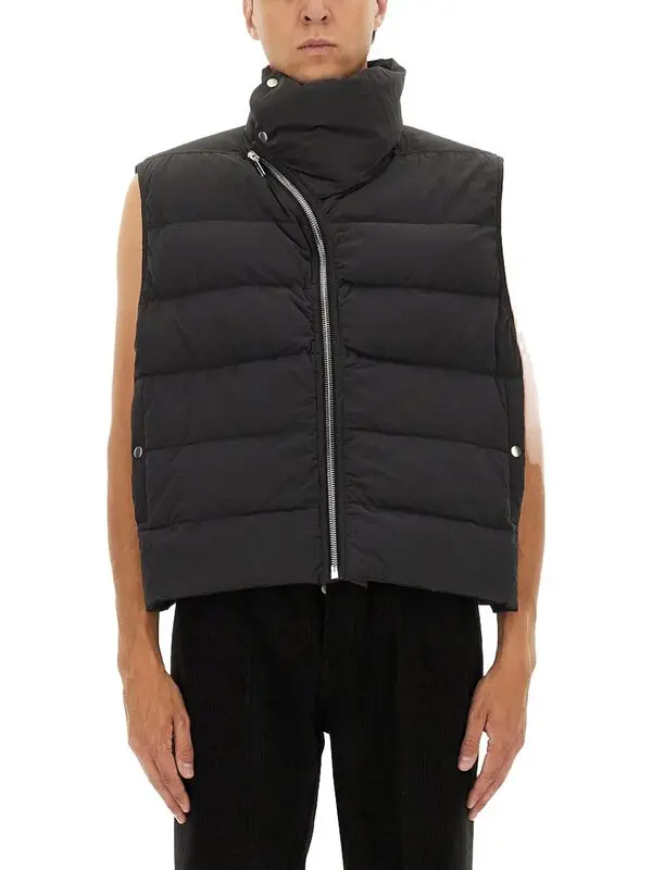 Rick Owens Sleeveless Puffer Jacket - Black