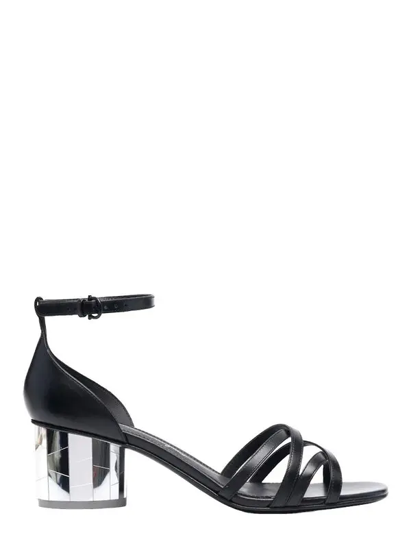 FERRAGAMO Strap Detail Open-toe Sandals - Black