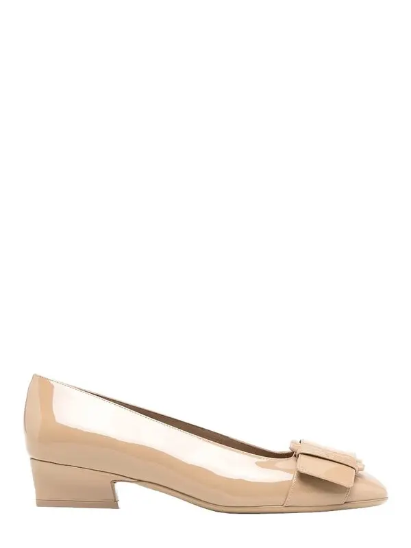 FERRAGAMO Bessie 30 Pumps - Beige/khaki
