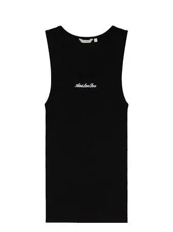 Aimé Leon Dore Embroidered Logo Tank Top - Black