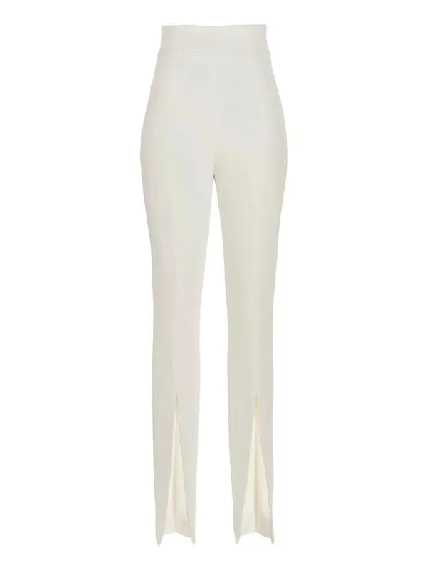 Pinko Split-hem Trousers - White