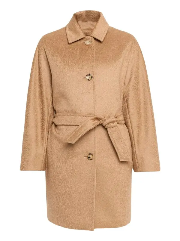 Max Mara Filato Hair Coat - Camel