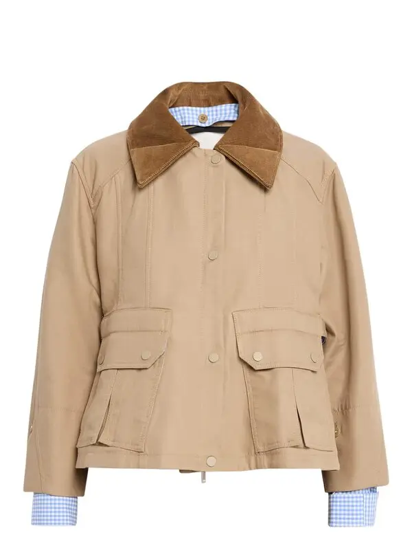 3.1 Phillip Lim Cropped Flounce Jacket - Praline Mu
