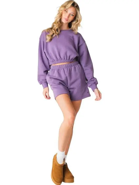 VITALITY Cozy Crop Crew - Violet