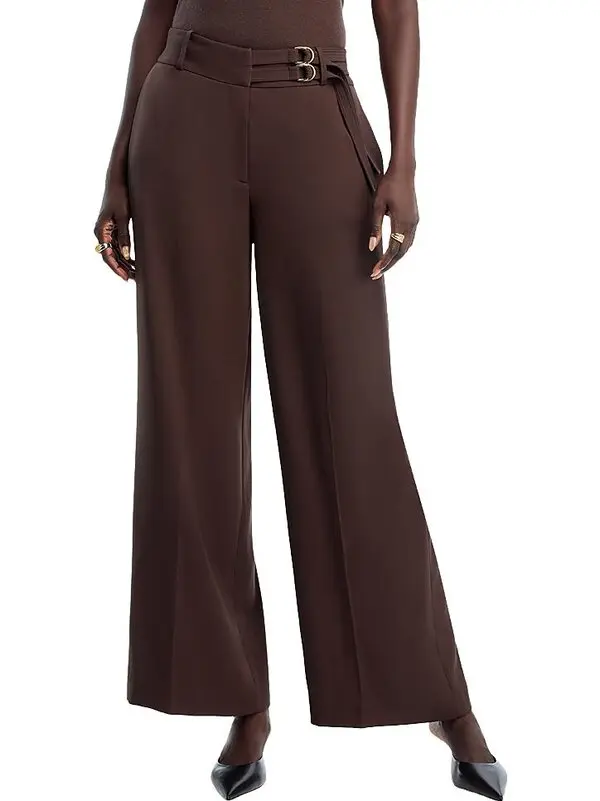 Elie Tahari Malka Pants - Bistro Brown