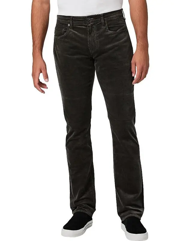 Paige Federal Slim Straight Leg Corduroy Jeans - Dark Iron