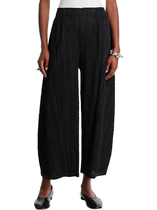 Issey Miyake Pleated Trousers - Black