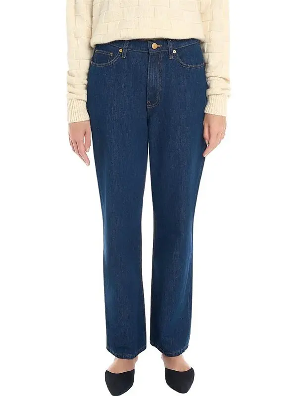 Tove High-rise Straight Leg Jeans - Indigo