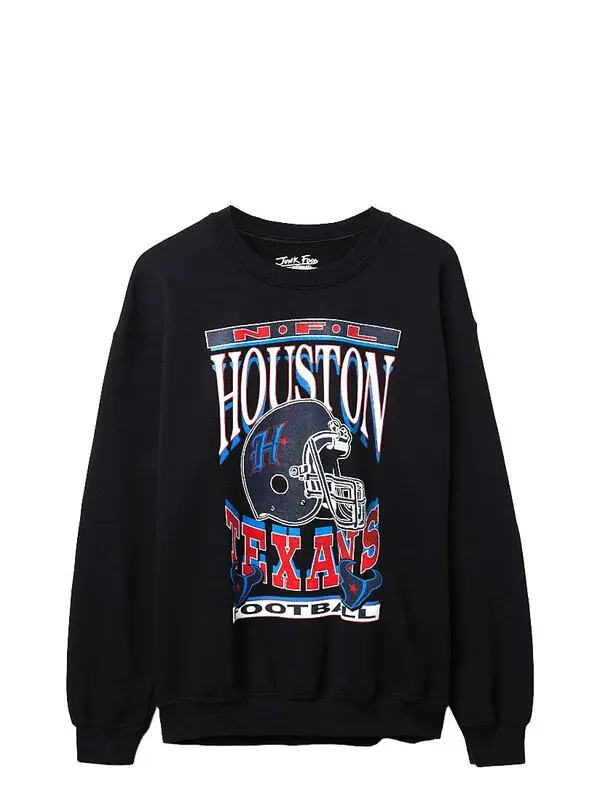 Junk Food Clothing Nfl Crew Fleece - Houston Texans