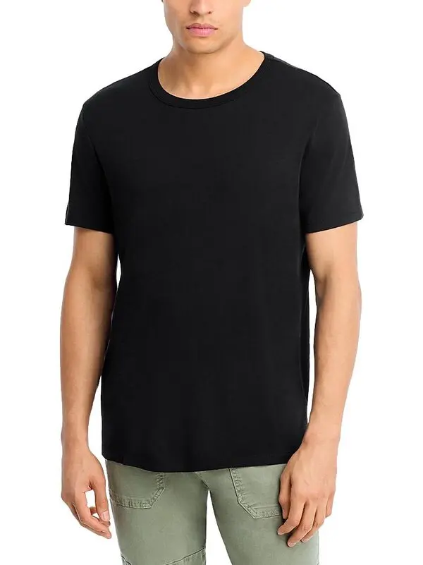 Marine Layer Signature Crewneck Solid Tee - Black