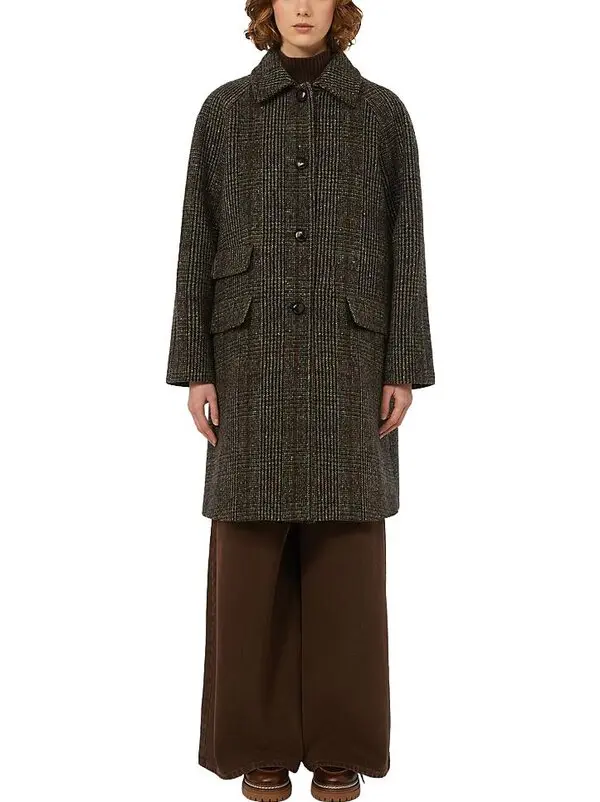 Max Mara Wool Blend Coat - Chocolate
