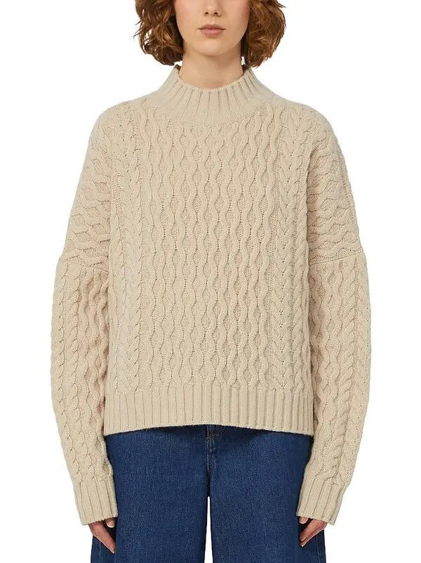 Max Mara Yard Wool Sweater - Beige