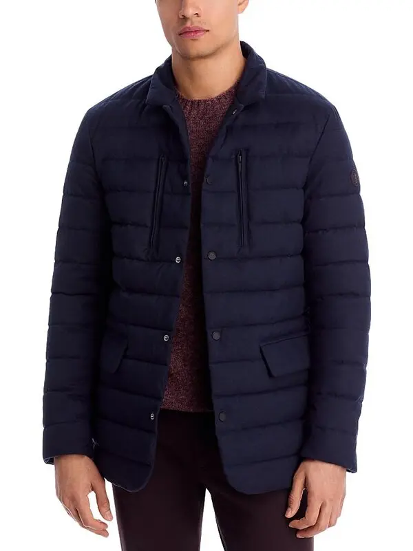 SAVE THE DUCK Felipe Puffer Jacket - Navy Blue