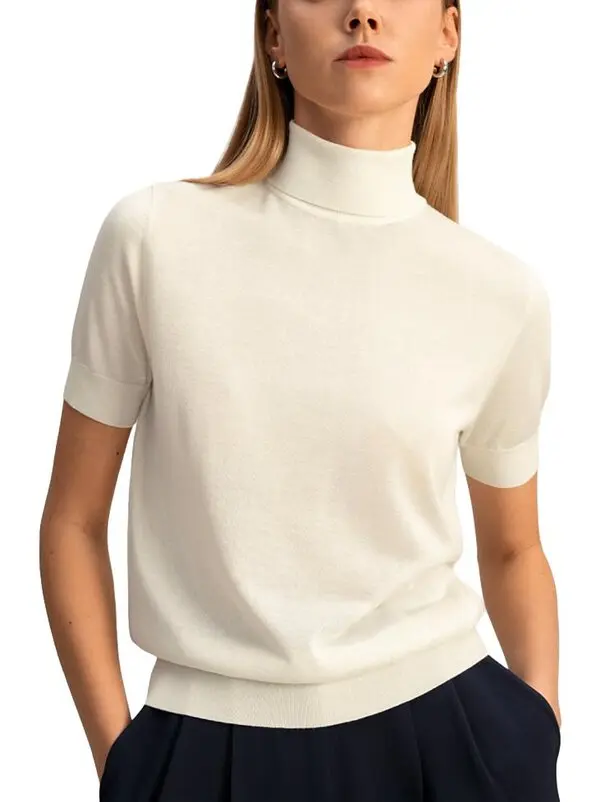Lilysilk Solomon Sweater - Natural White