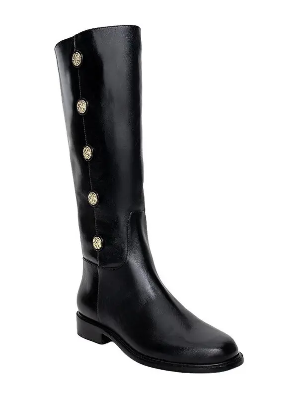 L'Agence Oceana Knee High Boots - Black Patent