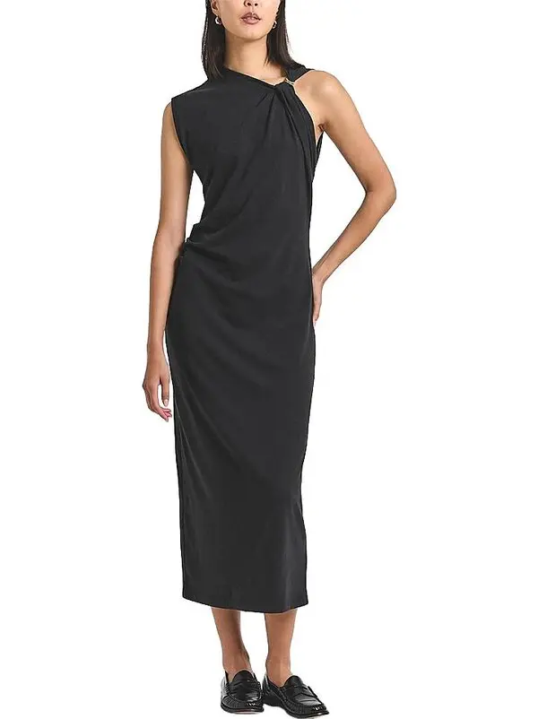 Derek Lam 10 Crosby Evelise Asymmetric Dress - Black