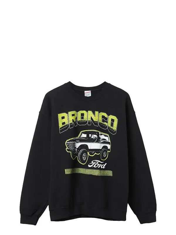 Junk Food Clothing Bronco Powered Ford Fleece Sweatshirt - Midnight