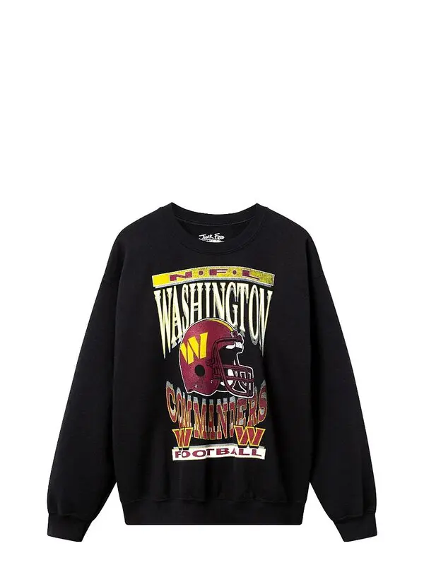 Junk Food Clothing Nfl Crew Fleece - Washington Commanders