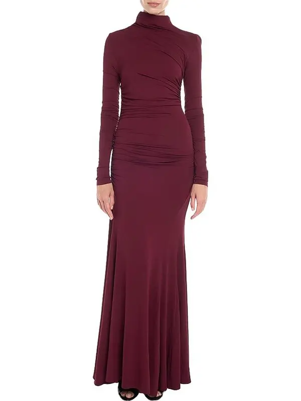 Tove Africa Maxi Dress - Claret