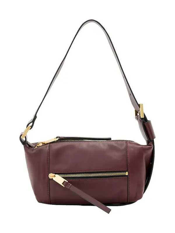 ALLSAINTS Vega Mini Shoulder Bag - Dark Red