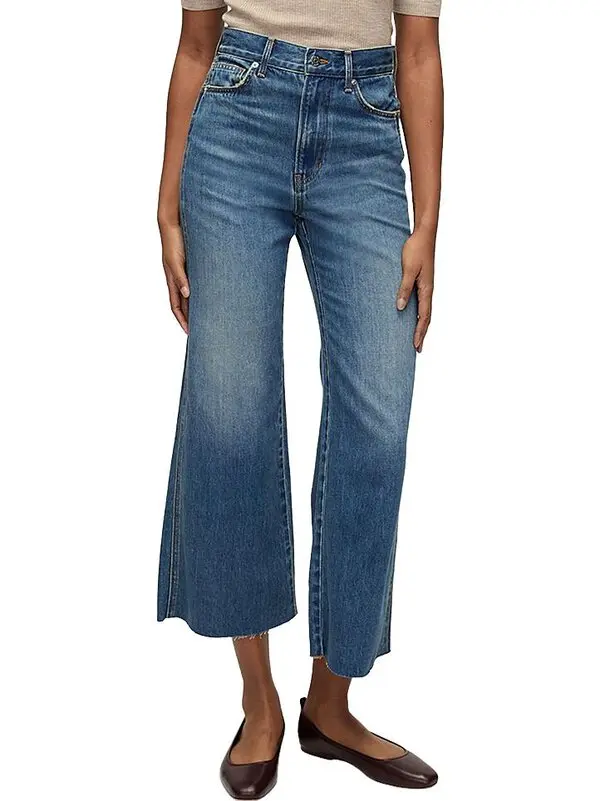 Veronica Beard Taylor High-rise Flare Leg Jeans - Rebel Moon