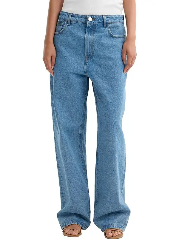RÓHE Baggy Fit Denim Jeans - Denim Blue
