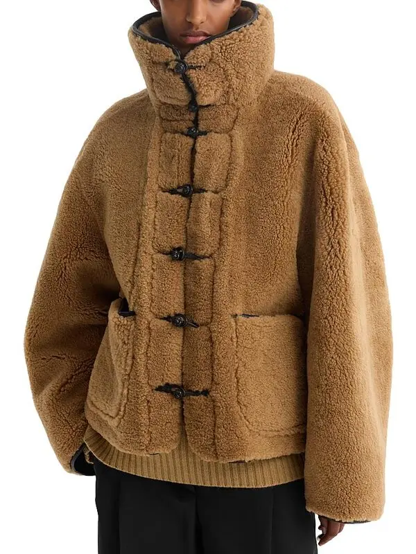 RÓHE Shearling Coat - Cognac