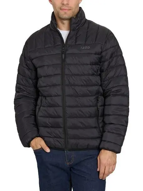 IZOD Classic Puffer Jacket - Black