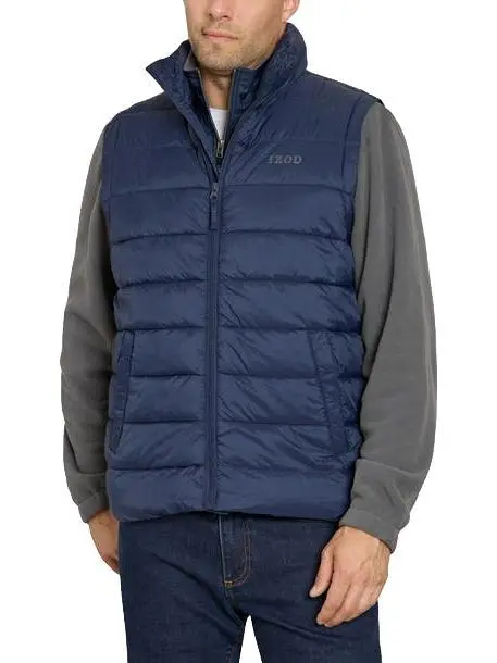 IZOD Classic Puffer Vest - Navy
