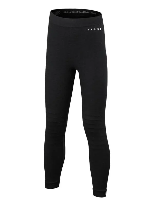 Falke Wool Tech Long Base Layer Bottom - Black