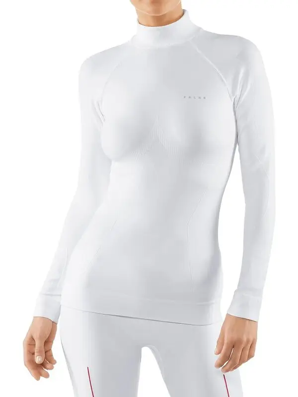 Falke Maximum Warm Turtleneck Base Layer Top - White