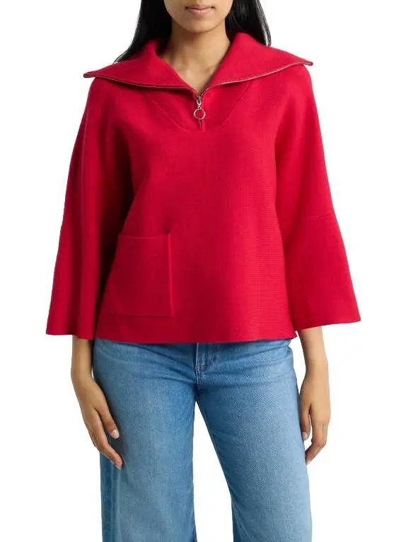 APNY Half-zip Pullover - Red