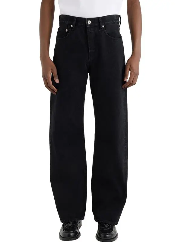 Jacquemus Le De-nîmes Droit Straight Leg Jeans - Black