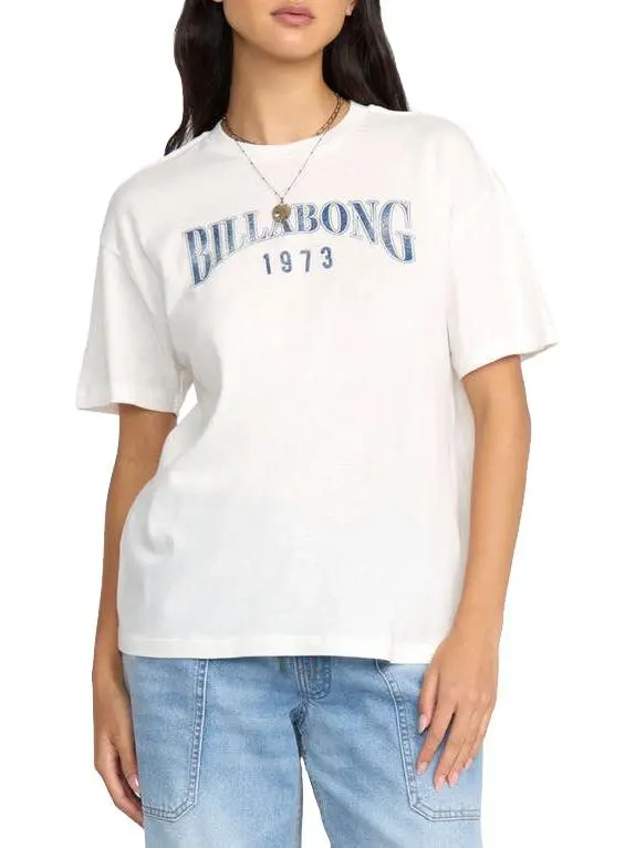 BILLABONG Graphic Cotton T-shirt - Stencil Wash