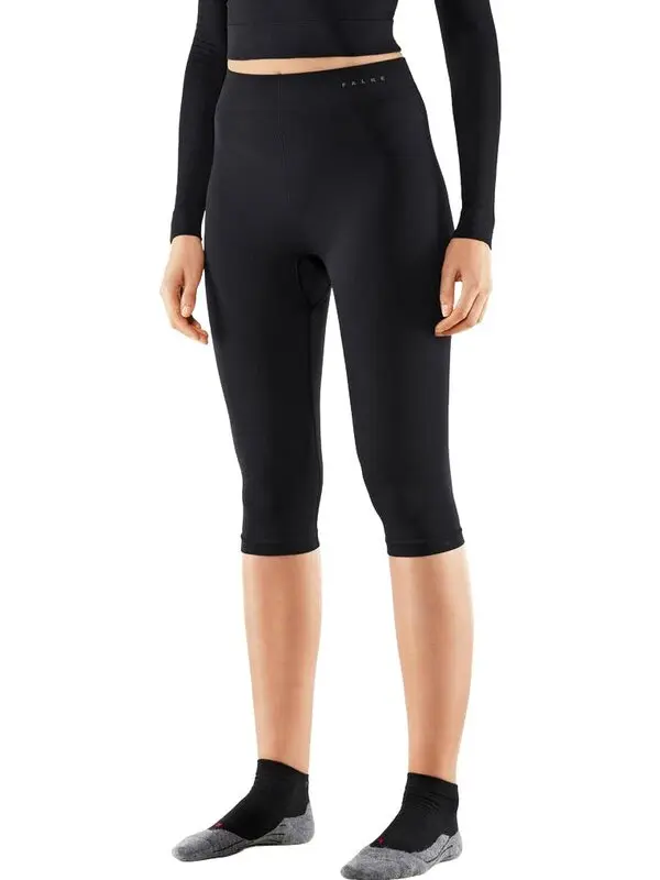 Falke Maximum Warm 3/4 Base Layer Bottom - Black