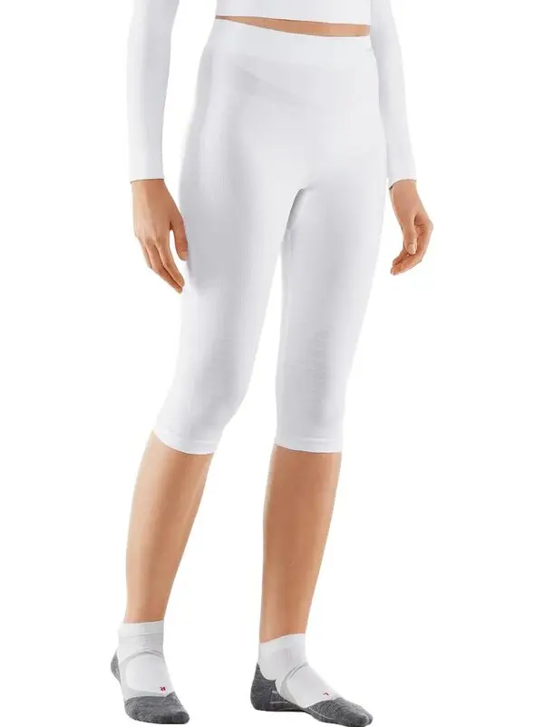 Falke Maximum Warm 3/4 Base Layer Bottom - White