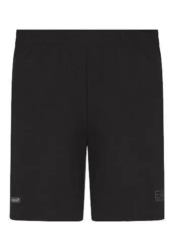 Emporio Armani Dynamic Athlete Ventus7 Technical Fabric Shorts - Black