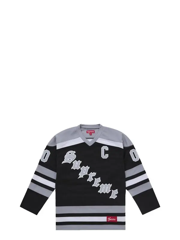 Supreme Fire & Ice Hockey Jersey - Black
