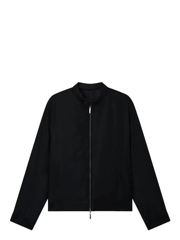 Emporio Armani Reversible Zip-up Jacket - Black
