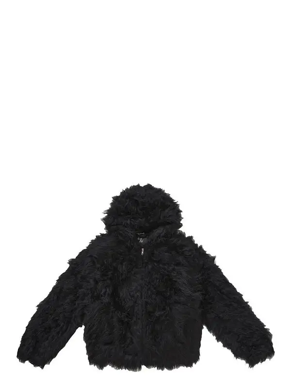 Supreme Y's Yohji Yamamoto Faux Fur Bomber Jacket - Black