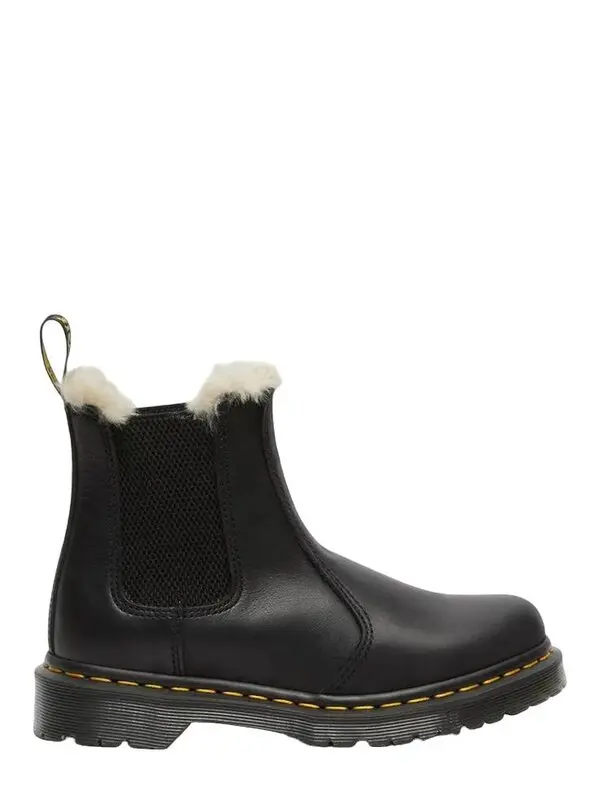 Dr. Martens 2976 Leonore Faux Fur Lined Chelsea Boot - Black