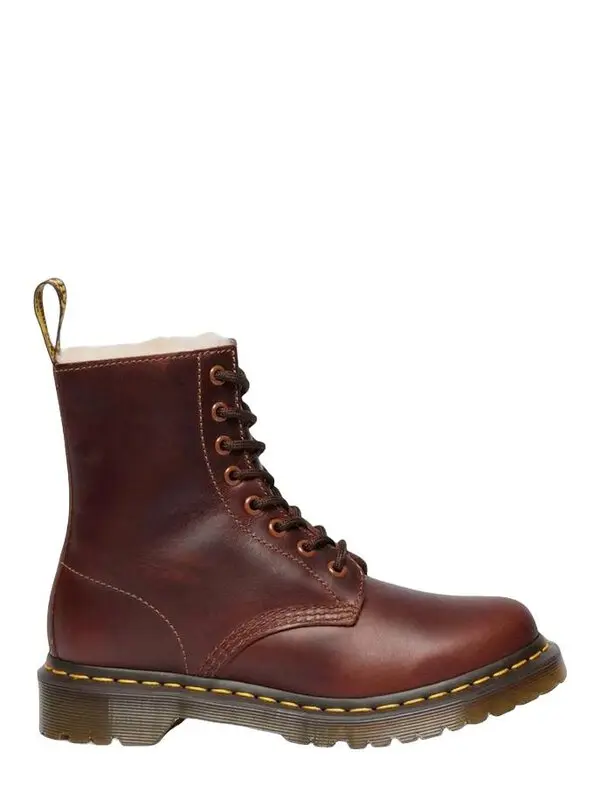 Dr. Martens 1460 Serena Orleans Faux Fur Lined Boots - Butterscotch