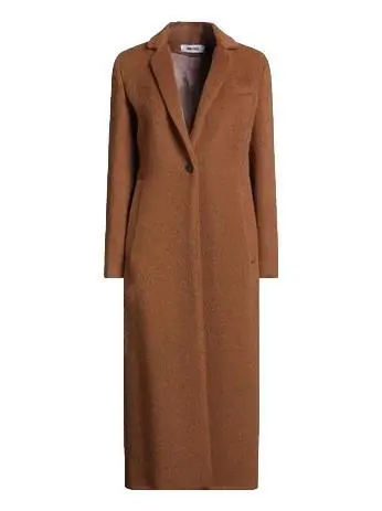 ANNIE PARIS Camel Alpaca And Virgin Wool Coat - Beige