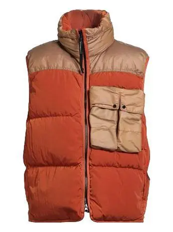 C.P. COMPANY Hooded Padded Vest - Red