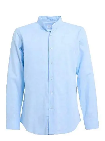 BAGUTTA Shirt Sky Size Linen, Cotton - Blue