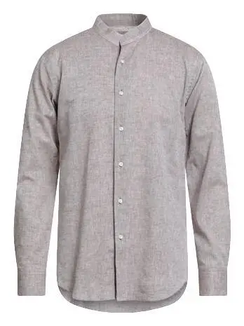 BAGUTTA Shirt Sky Size Linen, Cotton - Grey