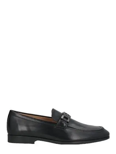 TOD'S Loafers In Leather With Appliqués - Black
