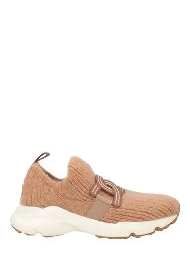 TOD'S Textile And Leather Sneakers - Beige